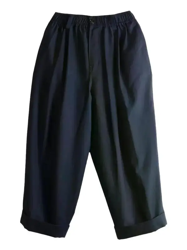 Marni Pleated Wide-leg Trousers - Blue