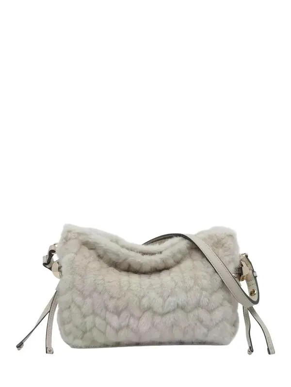 Liu Jo Small Faux Fur Bag - Neutrals