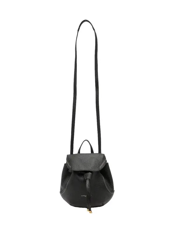 GIANNI CHIARINI Violette Leather Backpack - Black