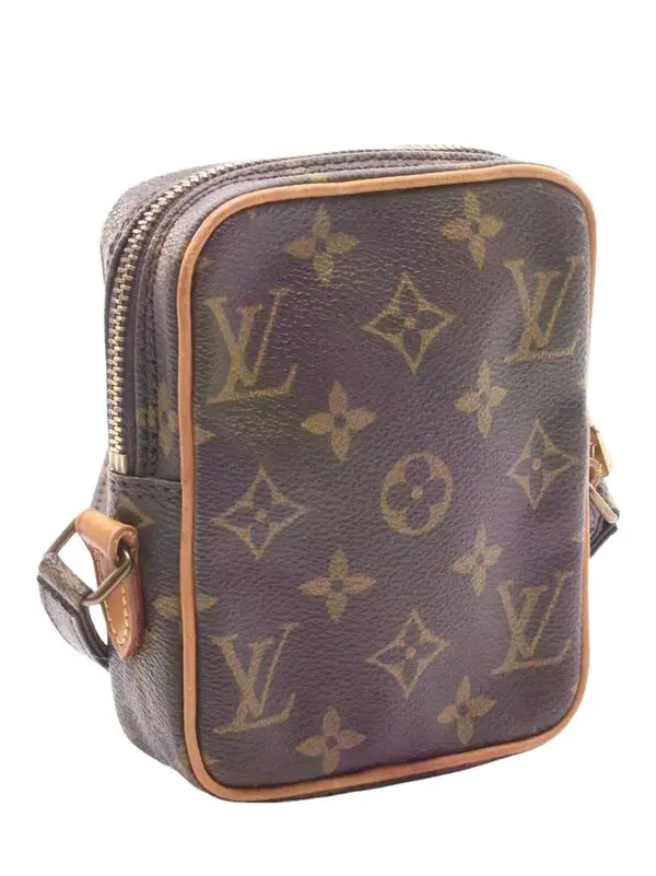 LOUIS VUITTON 1989 Mini Danube Monogram Shoulder Bag - Brown
