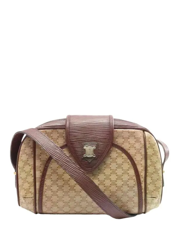 Celine 2000s Macadam Shoulder Bag - Neutrals