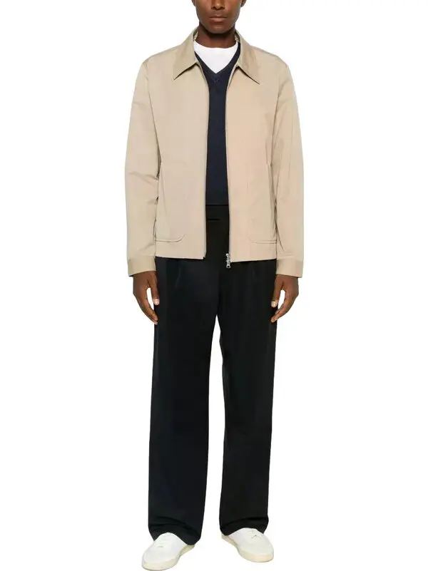 Karl Lagerfeld Pleated Wide-leg Trousers - Blue