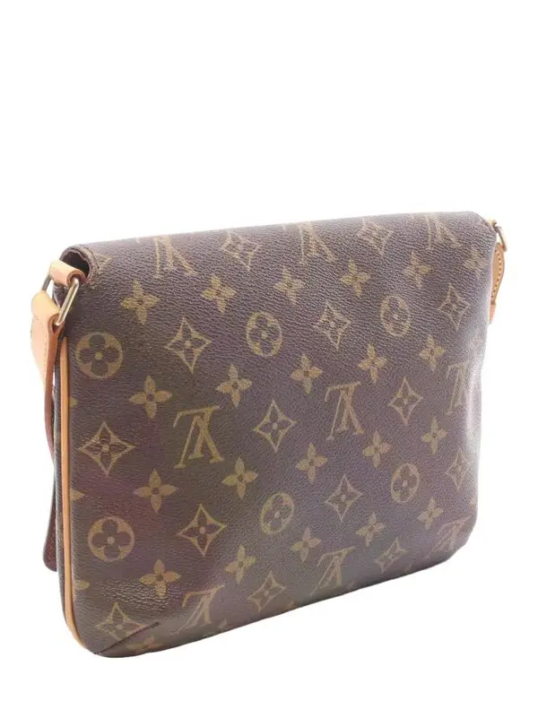 LOUIS VUITTON Musette Tango Monogram Shoulder Bag - Brown