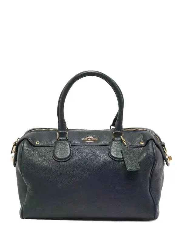 COACH VINTAGE Small Bennett Leather Satchel Bag - Blue