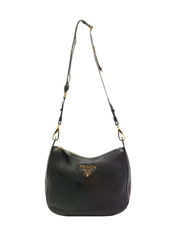 Prada Daino Shoulder Bag - Black