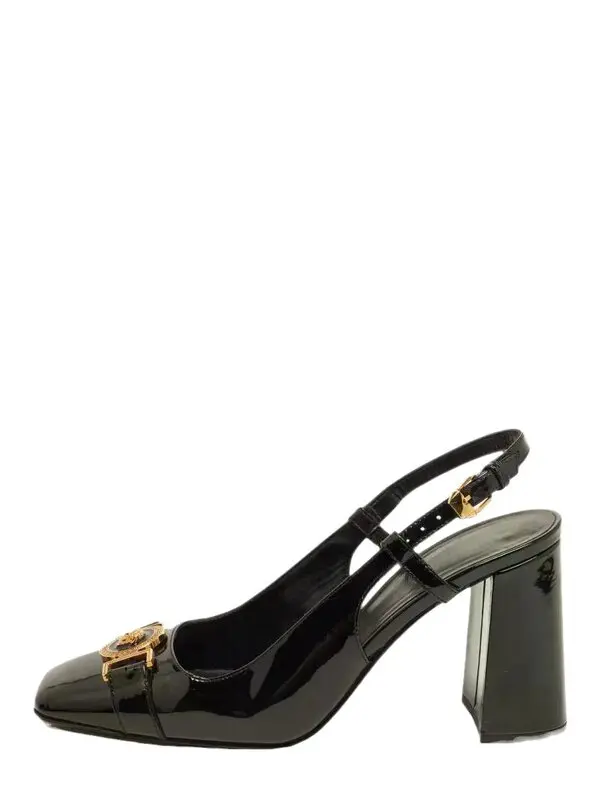 Versace Medusa Slingback Pumps - Black