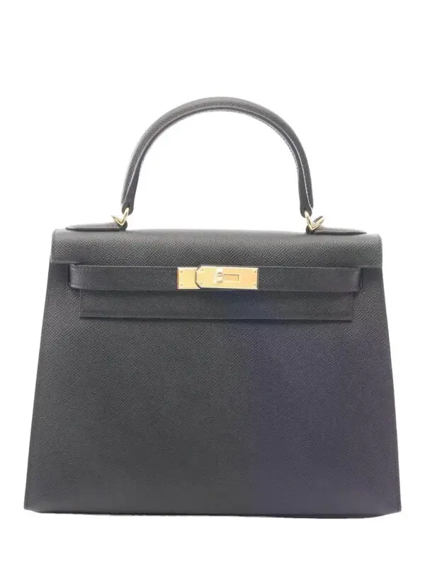 Hermès 2024 28 Kelly Tote Bag - Black