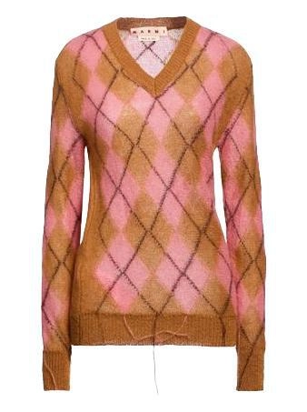 Marni Mohair Wool Blend Sweater - Beige