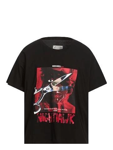 MAISON MARGIELA T-shirt Size Cotton, Elastane - Black