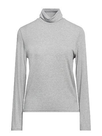 INES DE LA FRESSANGE PARIS Light Modal Stretch Turtleneck T-shirt - Grey