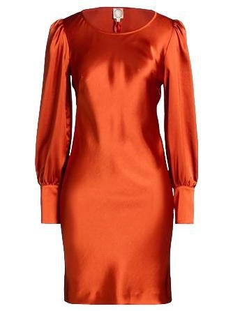 INES DE LA FRESSANGE PARIS Maxi Dress Rust Size Recycled Polyester, Polyester - Red