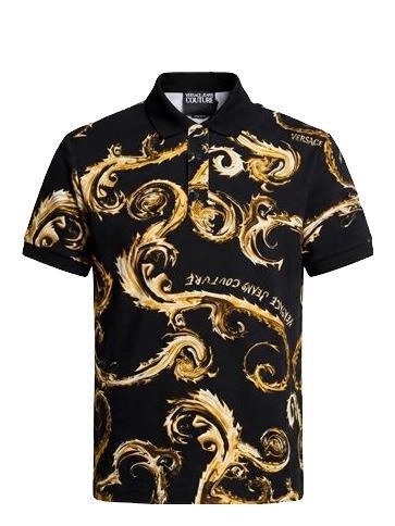 Versace Polo Shirt Size Cotton - Gold
