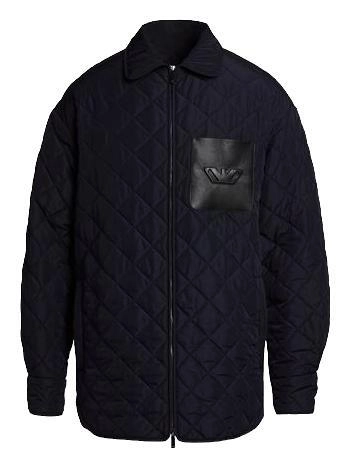 Emporio Armani Quilted Puffer Jacket - Blue