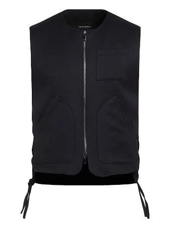 Emporio Armani Virgin Wool Vest - Navy