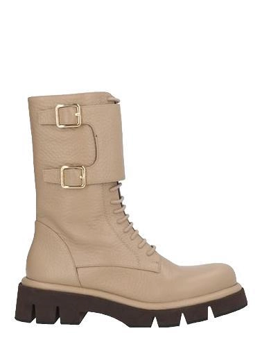 PALOMA BARCELO Comba Ankle Boots Camel Size Leather - Beige