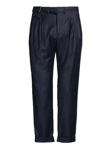 PAOLONI Virgin Wool Blend Trousers - Blue