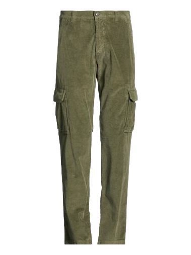 MOORER Cotton Elastane Cargo Pants - Green
