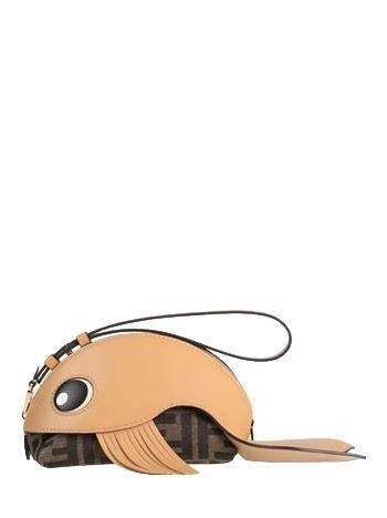 Fendi Handbag Textile Fibers - Beige