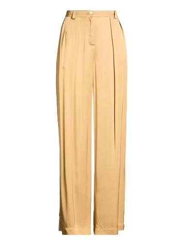 INES DE LA FRESSANGE PARIS Pants Size Fiberglass, Rayon - Beige