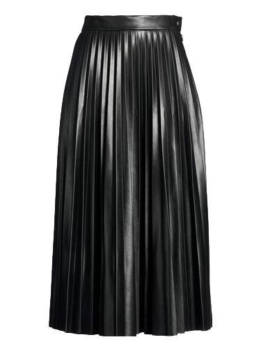 MAISON MARGIELA Pleated Midi Skirt - Black
