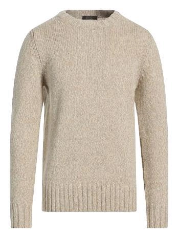 ARAGONA Taupe Baby Alpaca Wool And Merino Wool Sweater - Beige