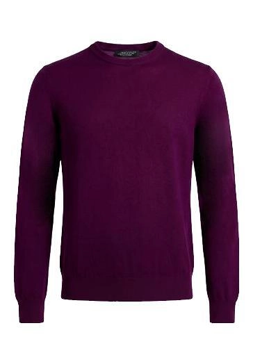ARAGONA Sweater Size Merino Wool, Cashmere - Plum