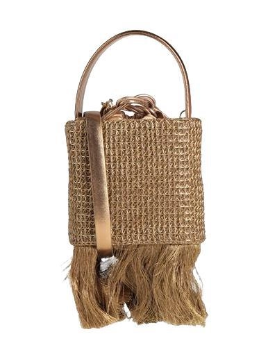 SERENA UZIYEL Handbag Textile Fibers - Gold