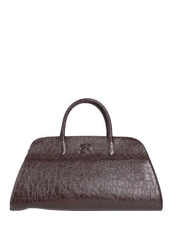 ERMANNO FIRENZE Handbag Dark Textile Fibers - Brown