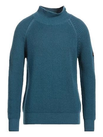 Paul & Shark Mock Neck Virgin Wool Sweater - Green