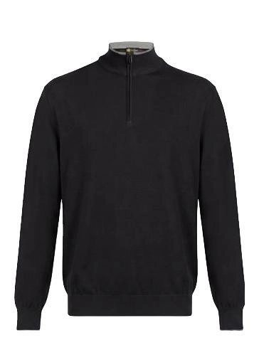 Paul & Shark Virgin Wool And Silk Sweater - Black