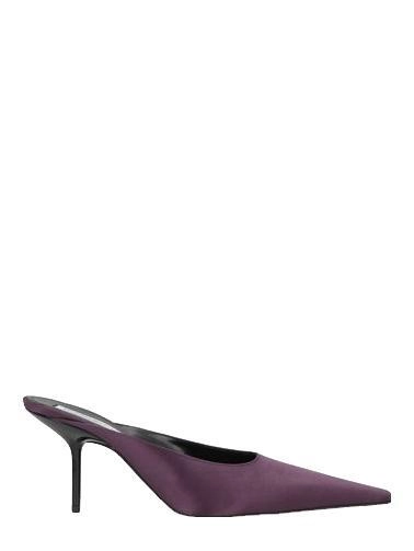Victoria Beckham Textile Mules - Purple