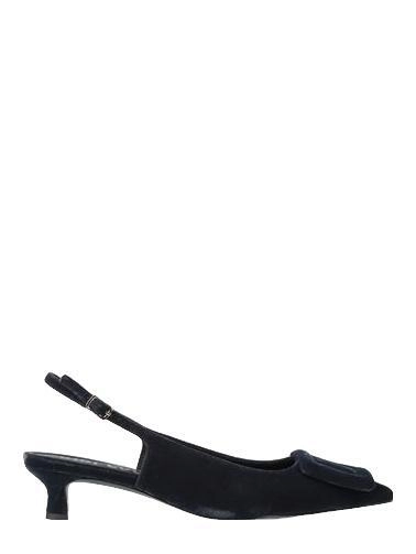 BIBI LOU Midnight Textile Fibers Slingback Pumps - Blue