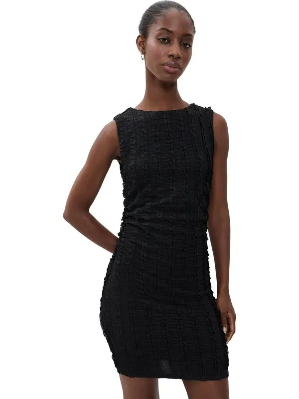 Veronica Beard Charissa Mini Dress - Black