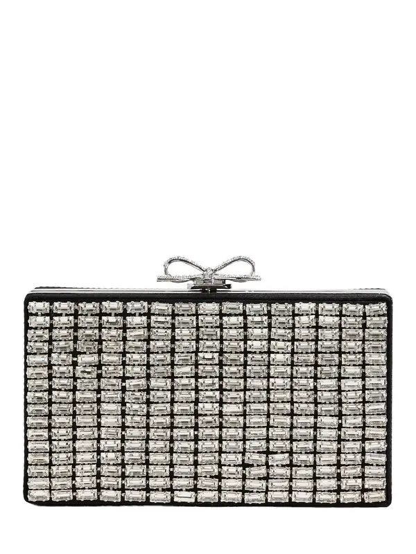 SELF-PORTRAIT Chainmail Clutch - Silver