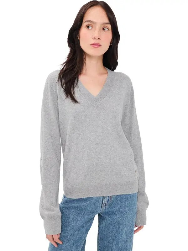 Eterne Lennox V-neck Sweater - Grey