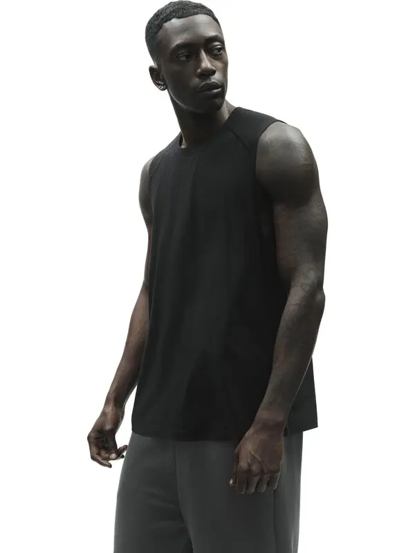 Alo Yoga Vapor Muscle Tank Top - Black