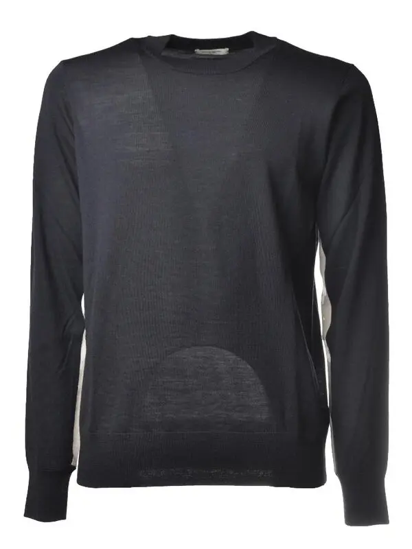 PAOLO PECORA Wool Crewneck Jumper - Black