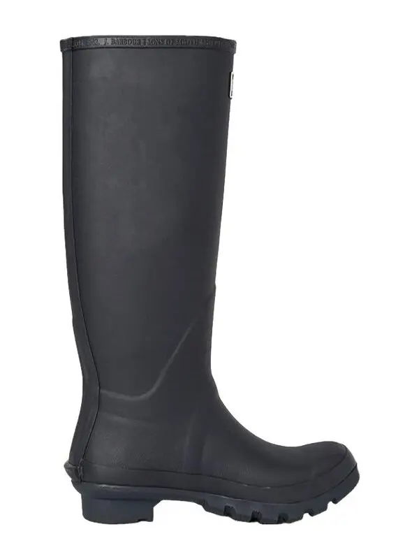 Barbour Logo Tall Rain Boots - Navy Blue