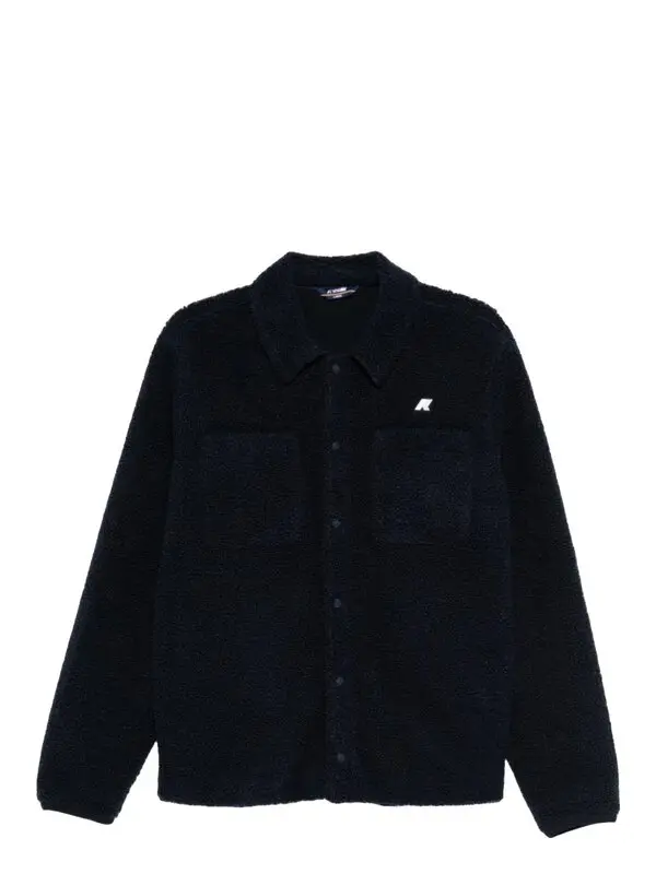 K-WAY Cameron Sherpa Polar Fleece Jacket - Blue