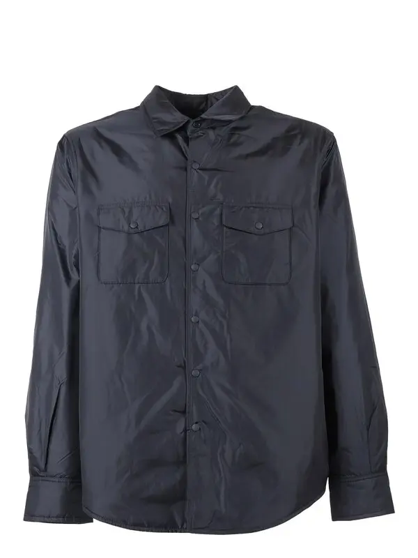 Aspesi Padded Chest-pocket Shirt - Black