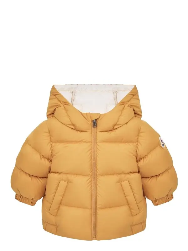 Moncler Down Hooded Jacket - Yellow
