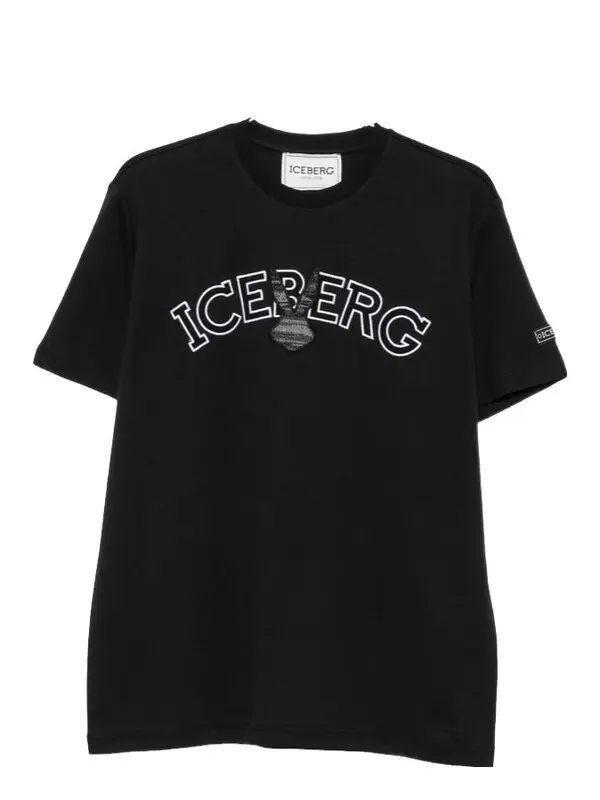 Iceberg Short-sleeved T-shirt - Black