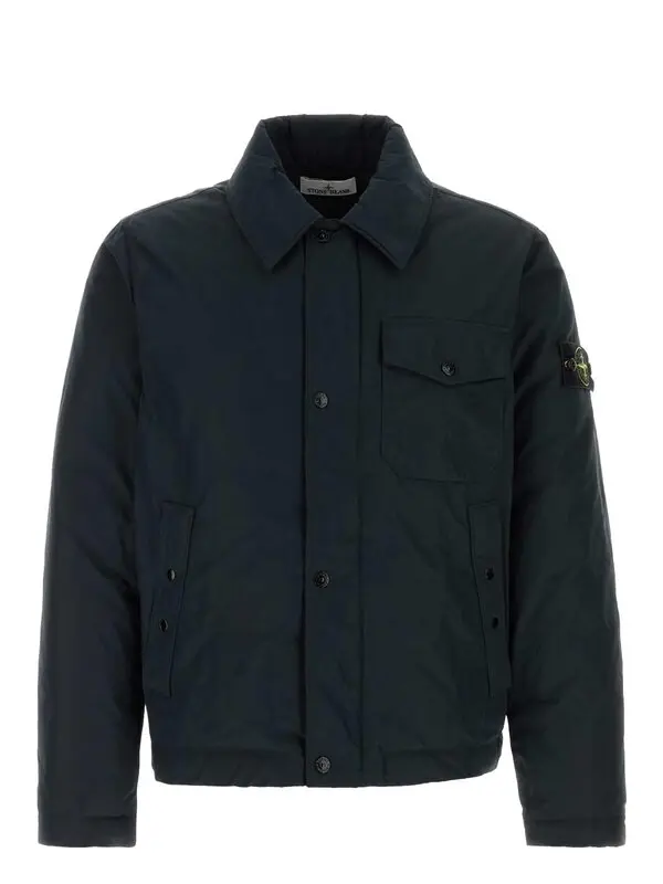 Stone Island Padded Down Jacket - Blue