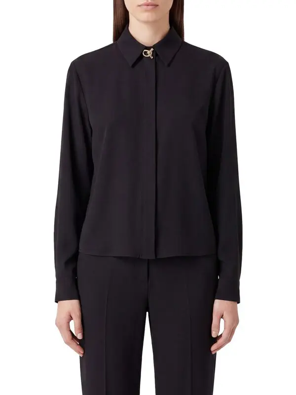 Fabiana Filippi Long Sleeve Shirt - Blue