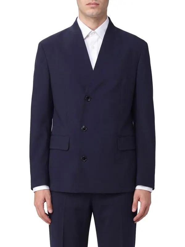 Giorgio Armani Shawl Collar Jacket - Blue
