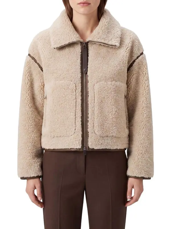 Pinko Fur Coat - White
