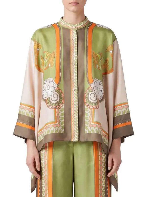 La DoubleJ Printed Shirt - Ivory