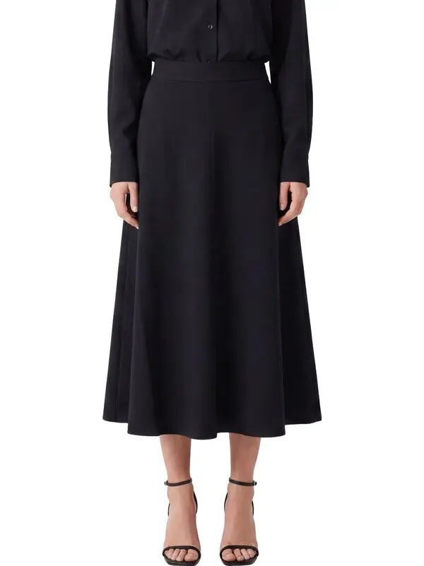 Max Mara Midi Skirt - Black