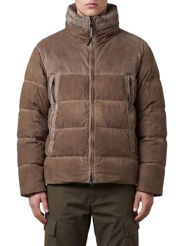 C.P. COMPANY Puffer Coat - Brown