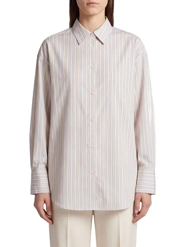 TOTEME Striped Shirt - Yellow